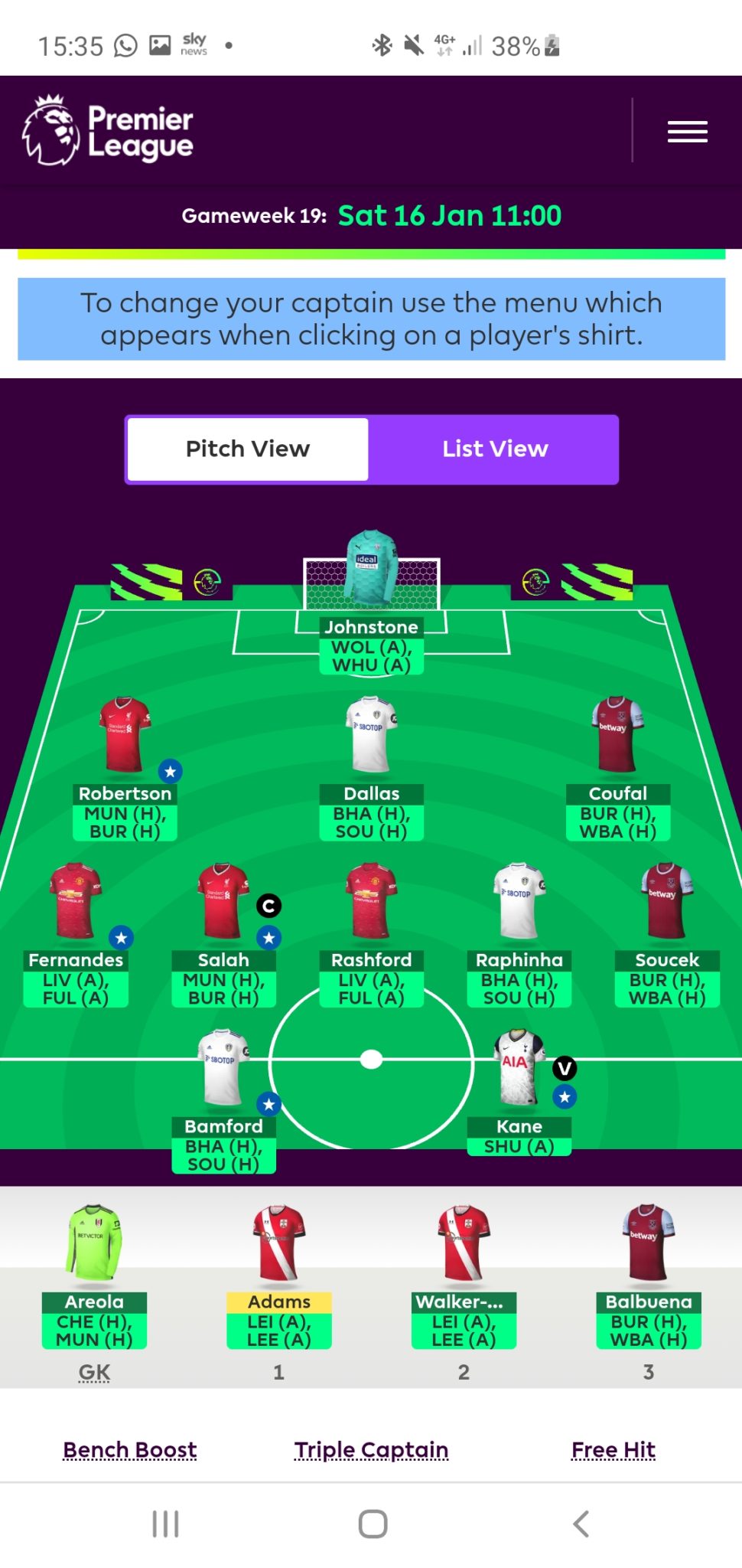 My plan for FPL Double Gameweek 19 amid ever-changing fixture list ...