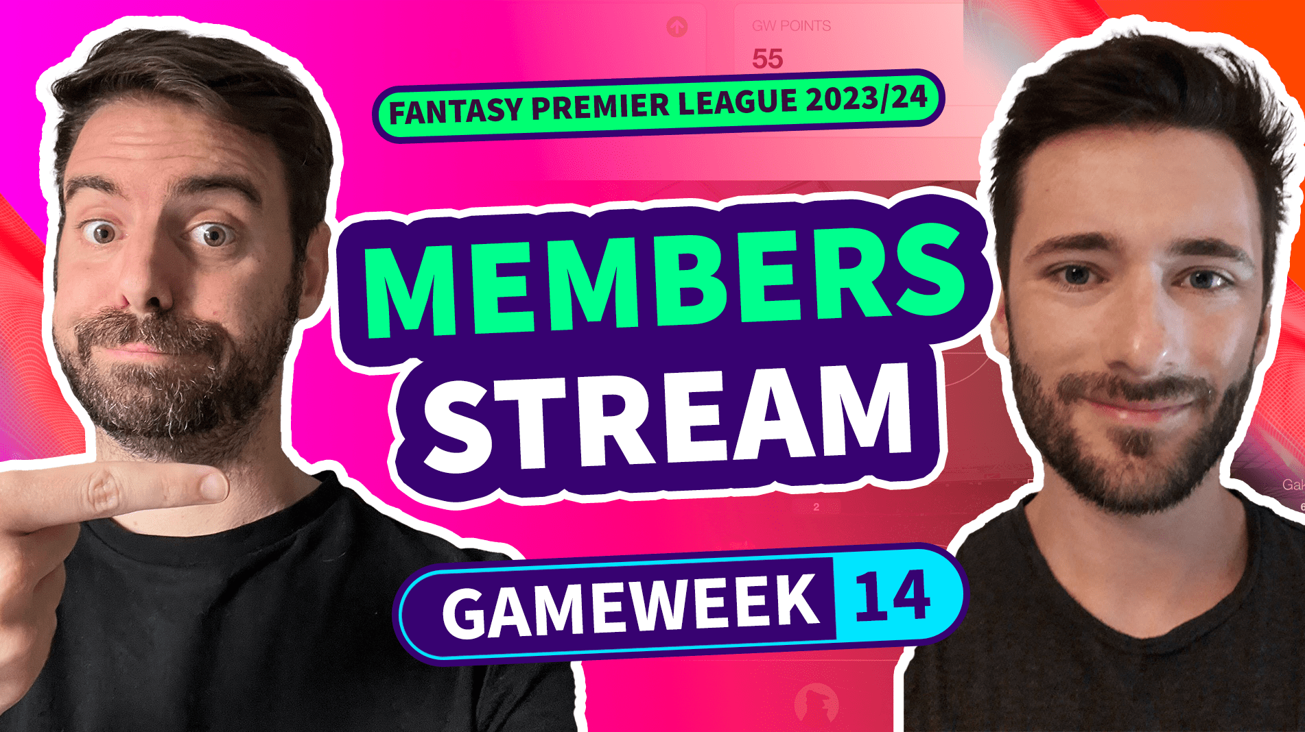 FPL Gameweek 14 Members Video: Andy + Seb