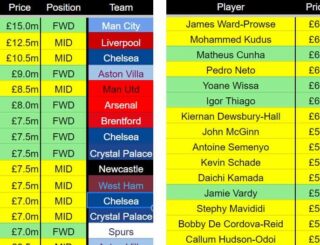 FPL 2024/25 price reveals: See every player price so far