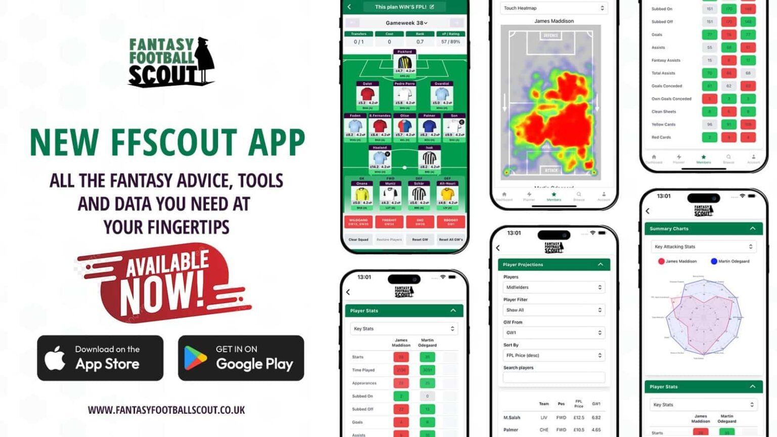 The Fantasy Football Scout app is now live!
