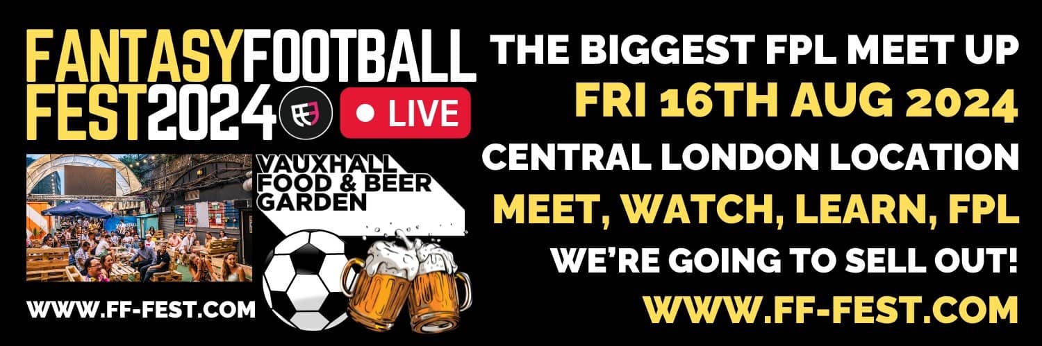 Final tickets remain for Friday's Fantasy Football Fest - Best FPL Tips ...
