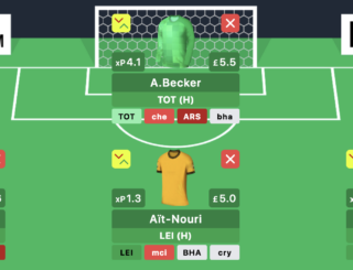 Tom Freeman’s Gameweek 34 Free Hit team draft