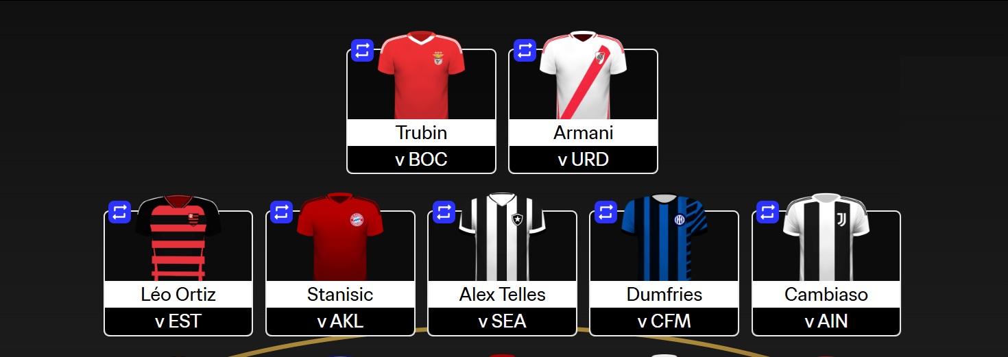 FIFA Club World Cup Fantasy 2025 Matchday 1 team reveals