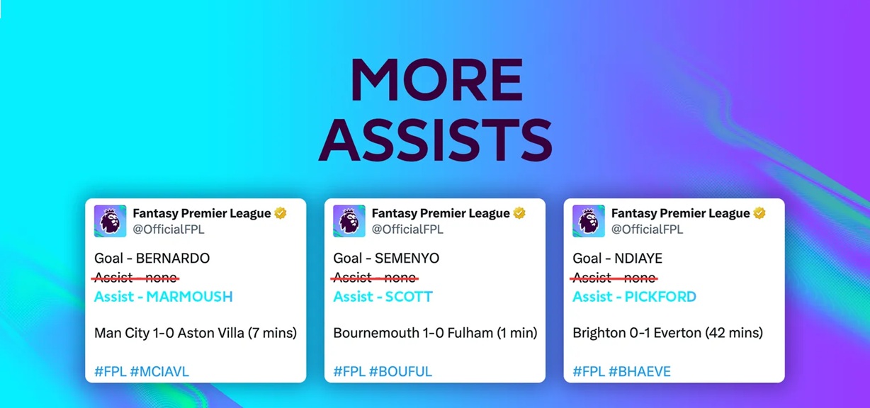 FPL 2025/26: More assists to come as rules are relaxed