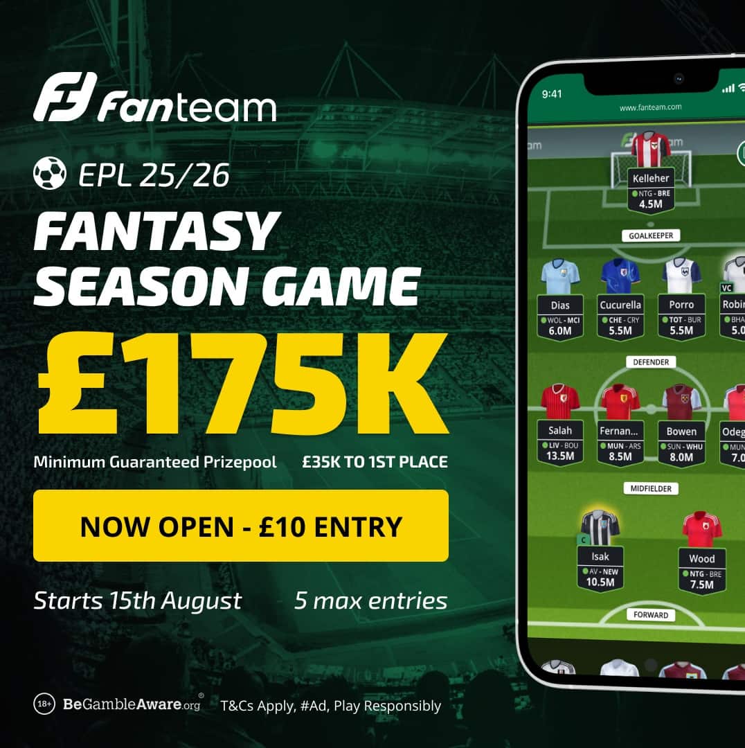 FanTeam: Scout team for 2025/26 EPL Fantasy
