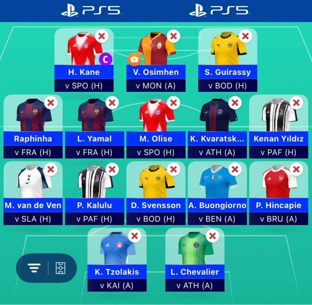 UCL Fantasy: Matchday 6 Scout Picks