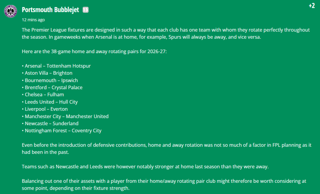 Premier League 2026/27 fixtures released: FPL reaction